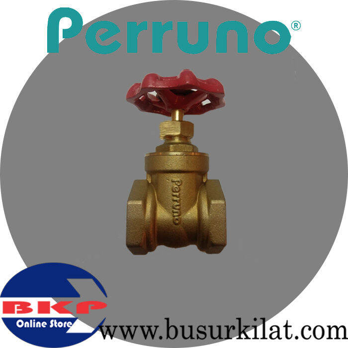 Gate Valve 2 inch Brass (Kuningan) PERUNO / Stop Kran Putar | Lazada ...