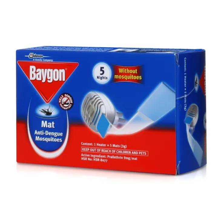 Baygon Electric Mosquito Anti-Dengue with 5 Mats | Lazada PH