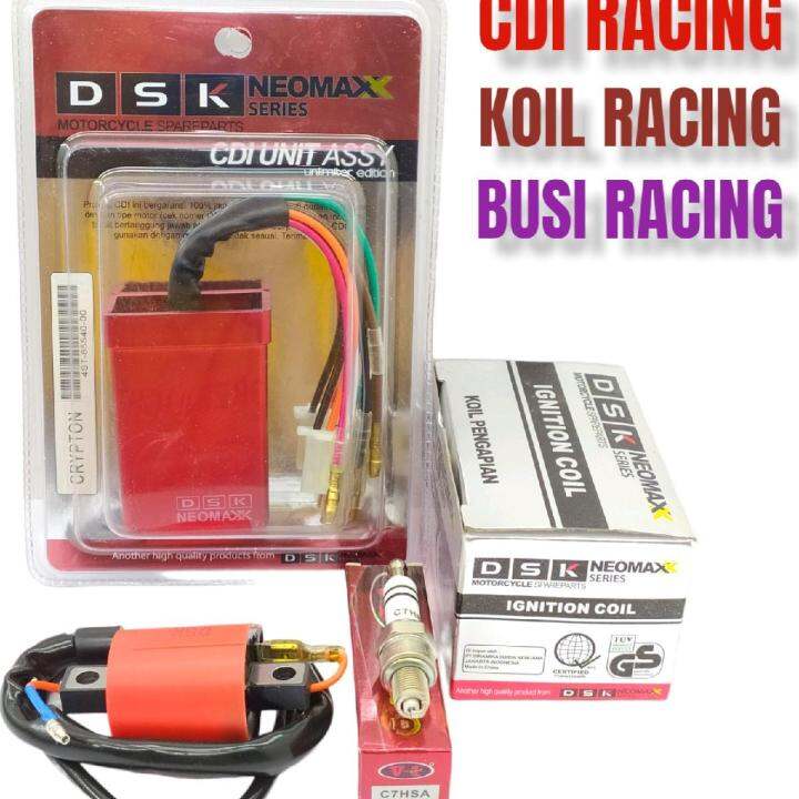 CDI RACING COIL BUSI CRYPTHON CRYPTON CRIPTON ALFA UNLIMER TENAGA NAIK 20% | Lazada Indonesia