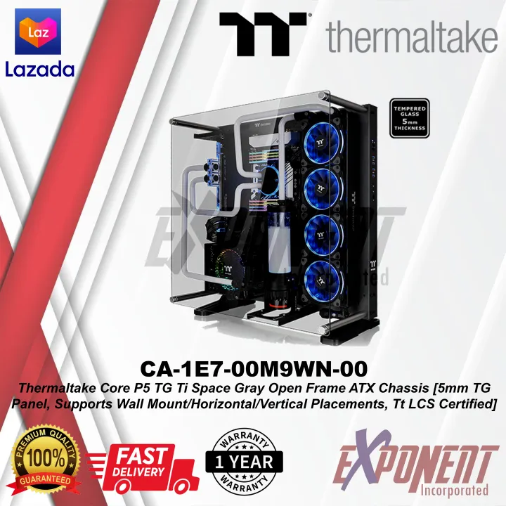 CA-1E7-00M9WN-00 - Thermaltake Core P5 TG Ti Space Gray Open Frame ATX ...