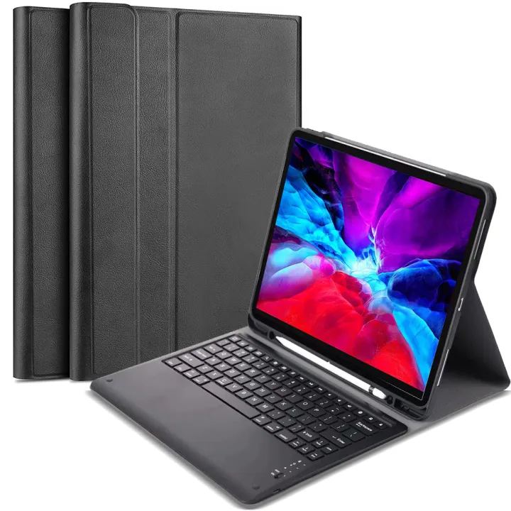 for iPad Pro 12.9 2022 Keyboard Case with Pencil Holder [Support Apple ...