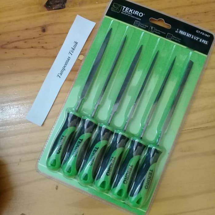 Kikir Set Tekiro 6bh Kikir Gergaji File Set | Lazada Indonesia