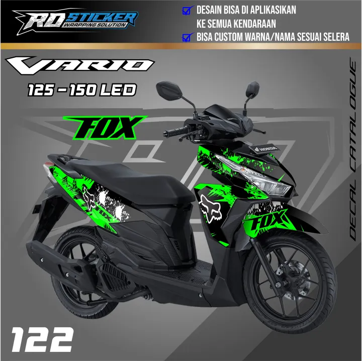 decal vario 125 150 new full body fox racing - stiker motor vario 125 ...