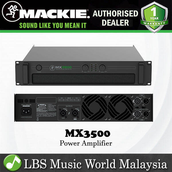 Mackie MX3500 2700W Professional Amp Power Amplifier (MX 3500) | Lazada