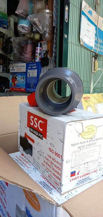 khóa van pvc 90,van khóa 90 ssc và tay đỏ | Lazada.vn