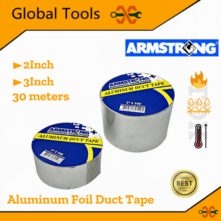 Armstrong Aluminum Foil Duct Tape 2Inch 3Inch Heat Shield Adhesive ...