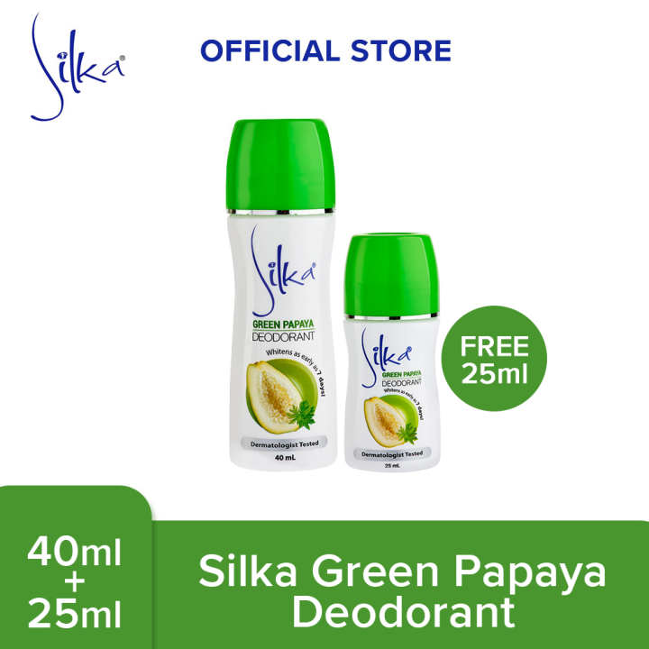 Silka Green Papaya Deo 40ml Free 1 25ml | Lazada PH