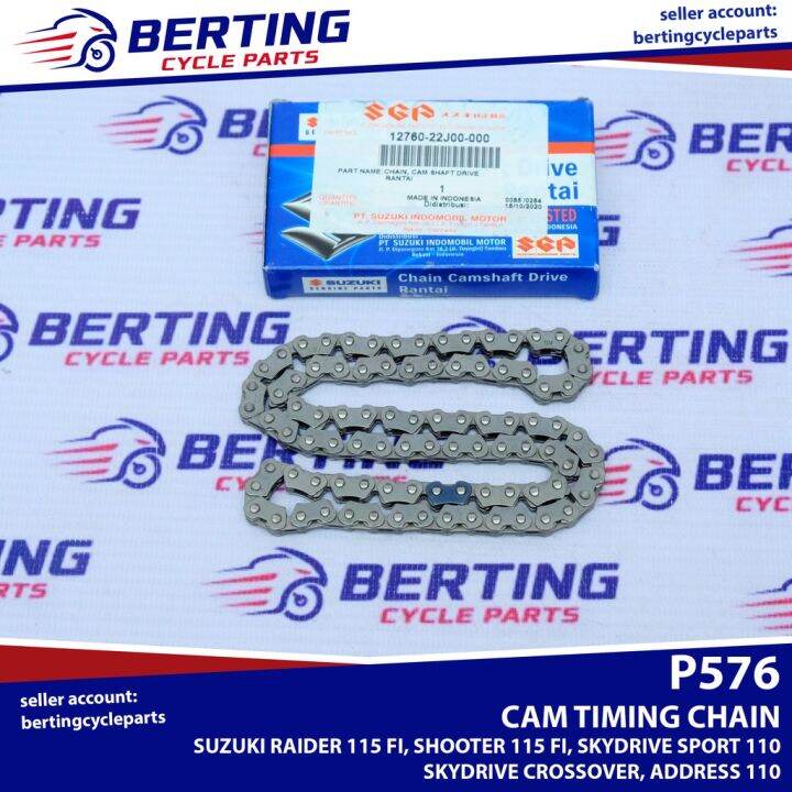 SGP CAM TIMING CHAIN Suzuki Raider J 115 FI Shooter Skydrive Sport 110 ...