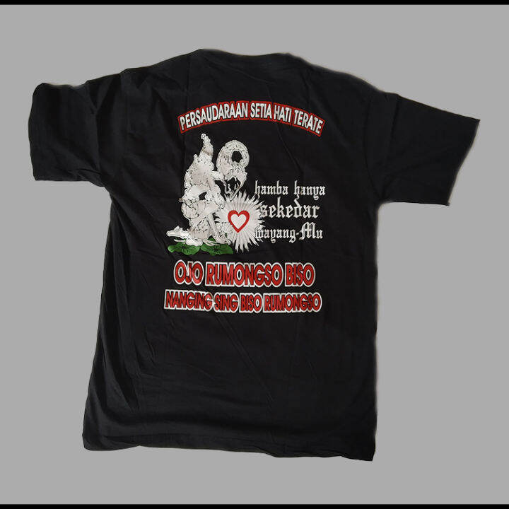 KAOS PSHT MURAH FULL SABLON PLASTISOL ATRIBUT PSHT ATASAN PRIA WANITA ...