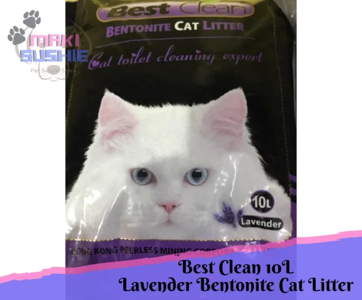 Best Clean 10L Bentonite Cat Litter Lavender | Lazada PH