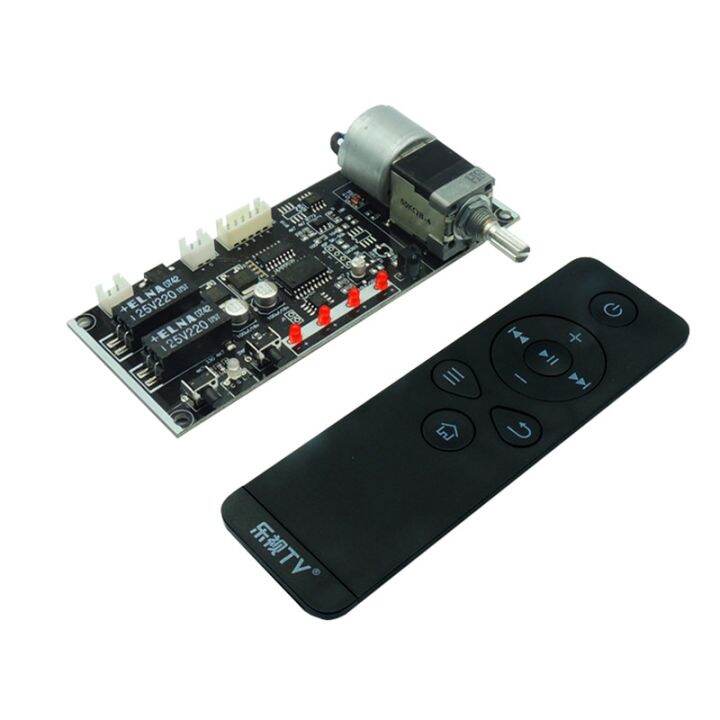Dlhifi Remote Preamp Volume Control Board 4 Ways Audio Input Signal ...