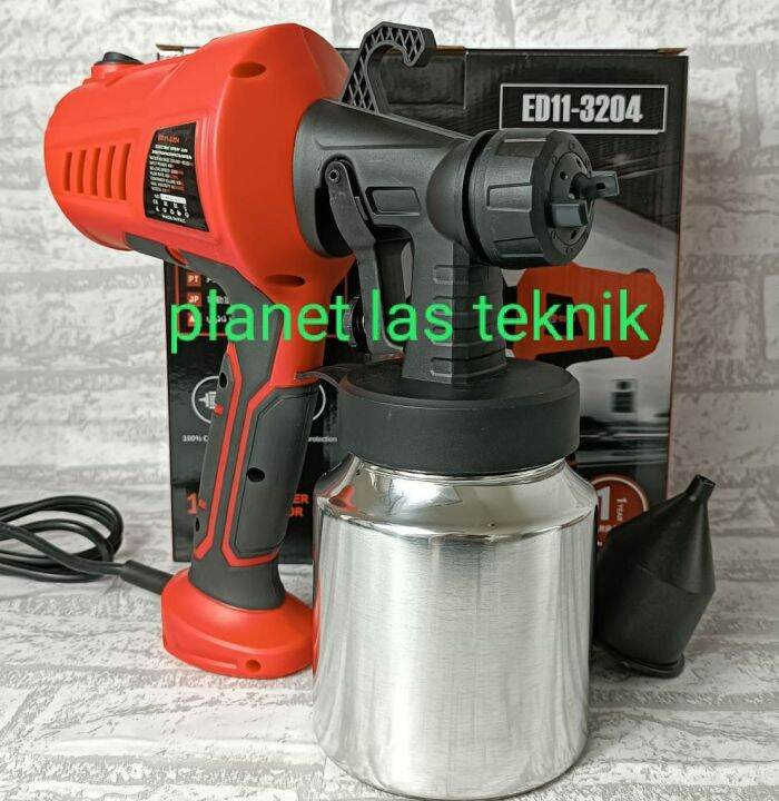 SEMPROTAN CAT LISTRIK TANPA KOMPRESOR Semprotan cat listrik SPRAYGUN ELEKTRIK EDON ED11-3204 ...