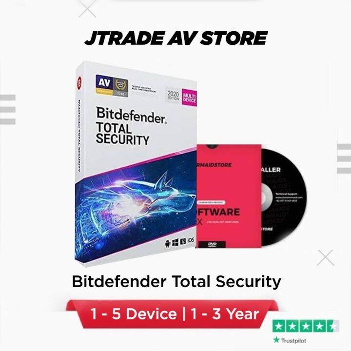 Genuine Bitdefender Total And Internet Security Antivirus Lazada Ph