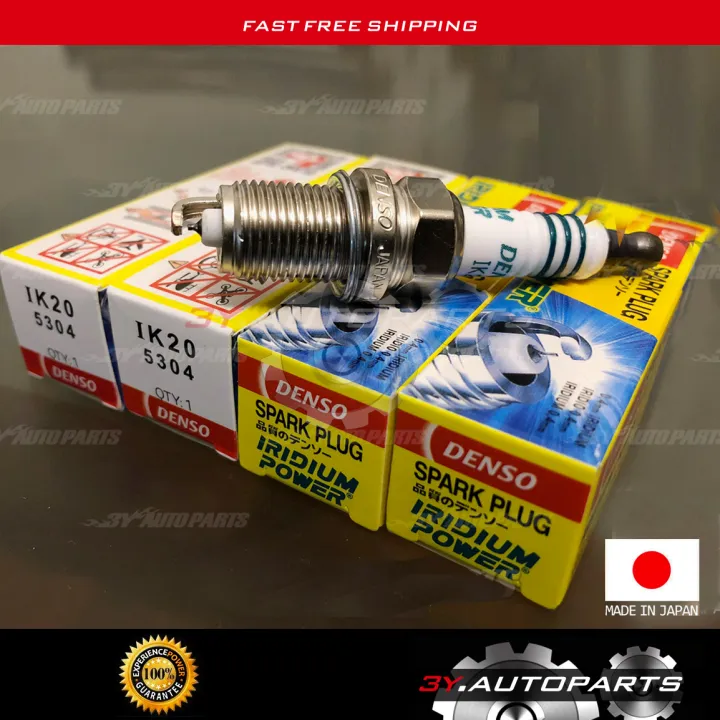 100% IK20 DENSO IRIDIUM SPARK PLUG (4's) FITS FOR BMW / TOYOTA / HONDA ...