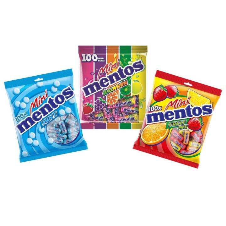 Mini Mentos (100 mini rolls) | Lazada