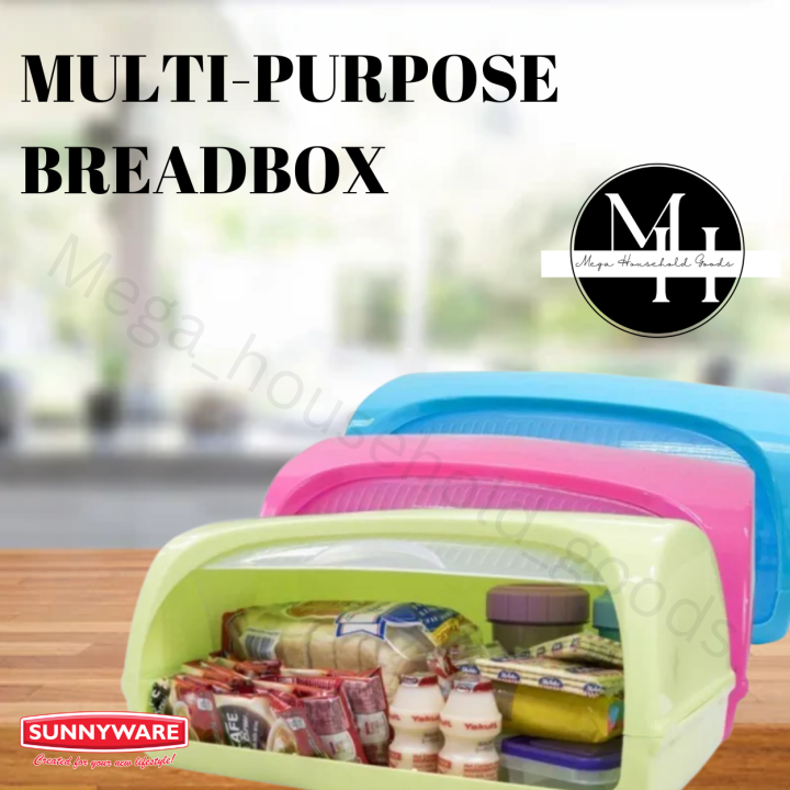 Sunnyware Bread Box Multi Purpose Box Food storage | Lazada PH
