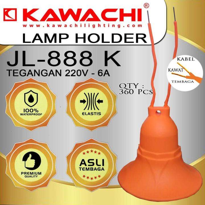 Kawachi jl 888 K lamp holder fitting / lampu gantung outdoor water ...