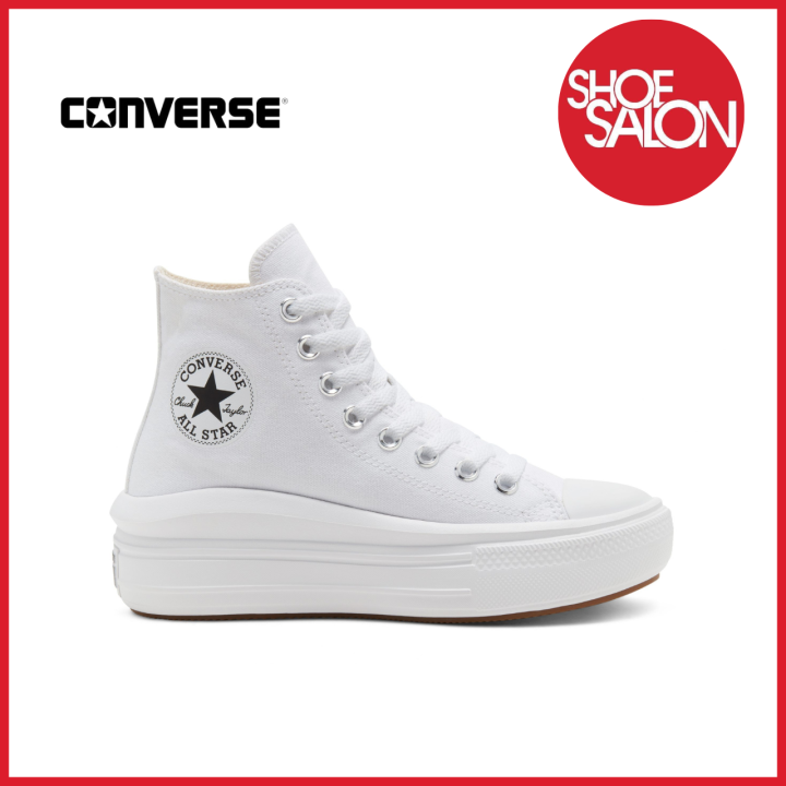 Converse CT All Star Move Hi Women's Shoes White/Natural Ivory/Black ...