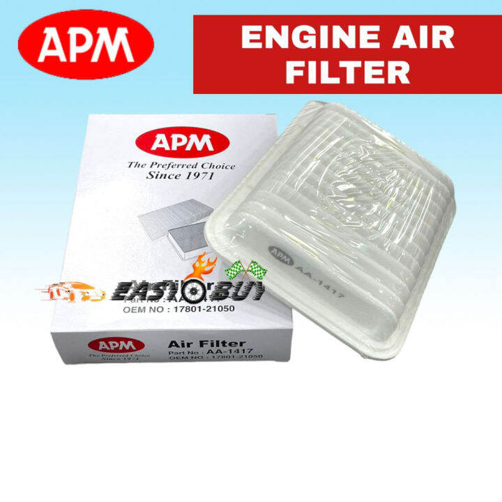 (100% ORIGINAL) APM AIR FILTER TOYOTA VIOS NCP93 ALTIS ZZE142 ZRE142 ...