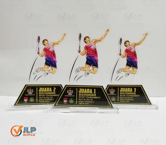 Plakat Akrilik Piagam Acrylic Piala Trophy UK. 20CM x 20CM | Lazada Indonesia
