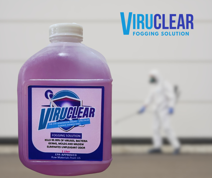 LAVENDER viruclear FOG MACHINE Solution Fog Solution Disinfectant ... LAVENDER viruclear FOG MACHINE Solution Fog Solution Disinfectant ...