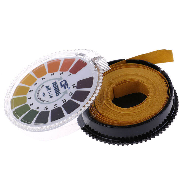 Hot 0-14 5M Alkaline Acid Indicator Meter Test Paper Roll 1-14 PH ...