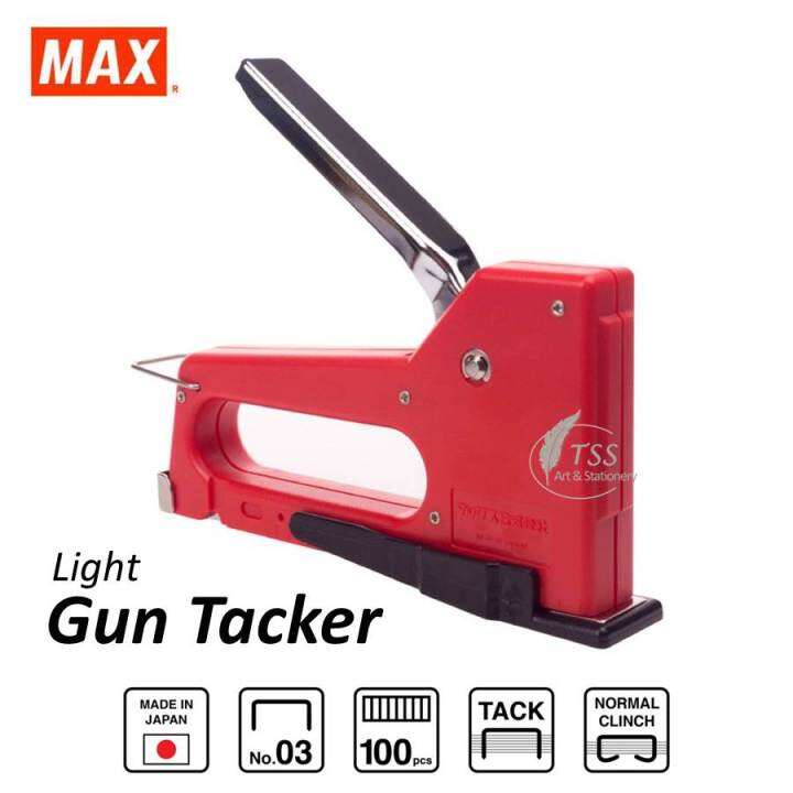 MAX Light Gun Tacker TG-HC | Stapler Gun | No.3 Staple | Lazada