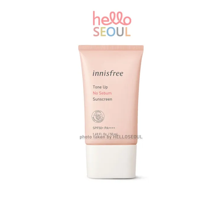 【New】 Innisfree Tone Up No Sebum Sunscreen SPF50+ PA++++ 50ML | Lazada PH