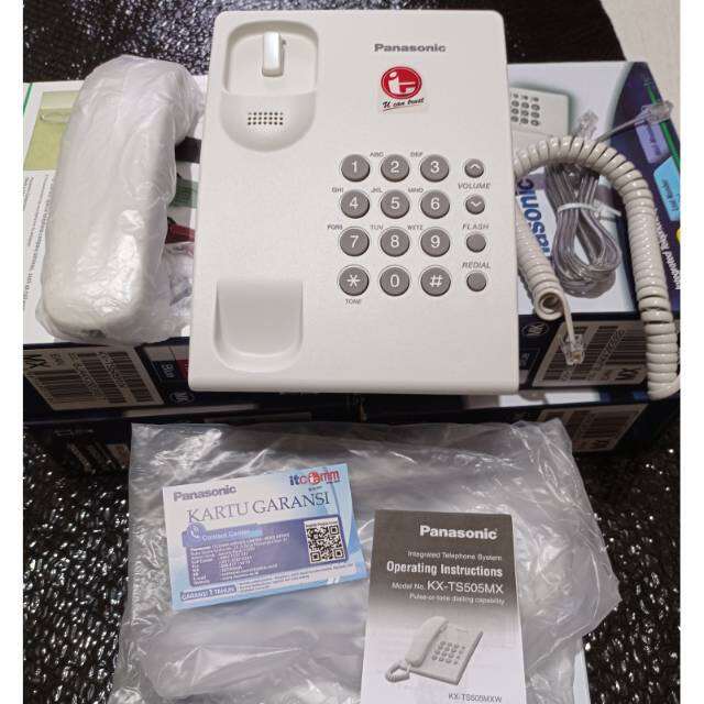 PESAWAT TELEPON PANASONIC KX-TS505 KONDISI BARU | Lazada Indonesia