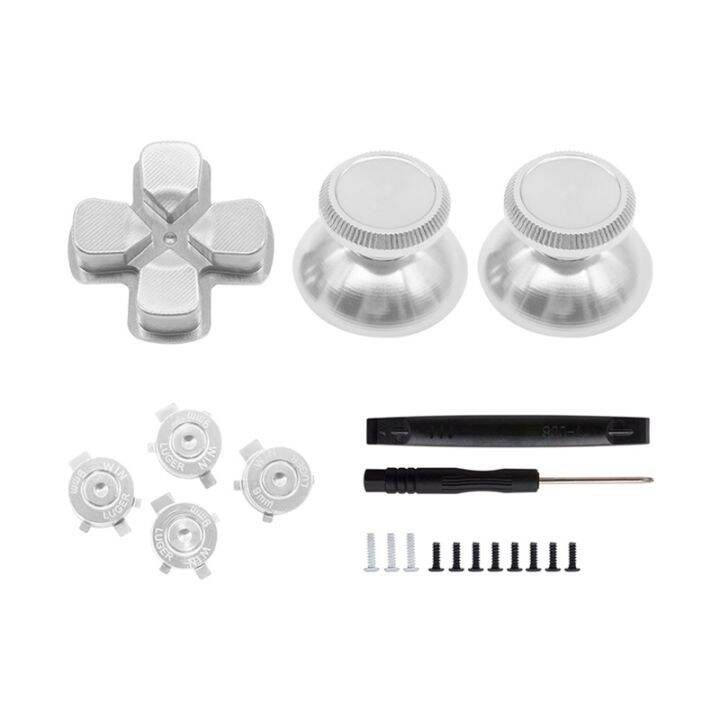 Metal Thumbstick Joystick Analog Cap Cross Key Button D-Pad Dpad ...