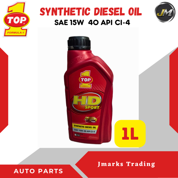 TOP1 SYNTHETIC DIESEL OIL (LITER) | Lazada PH