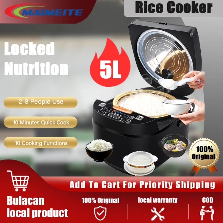 Multifunctional rice cooker 5L capacity non-stick pan liner Timing suitable for: 5-6 people 900 ...