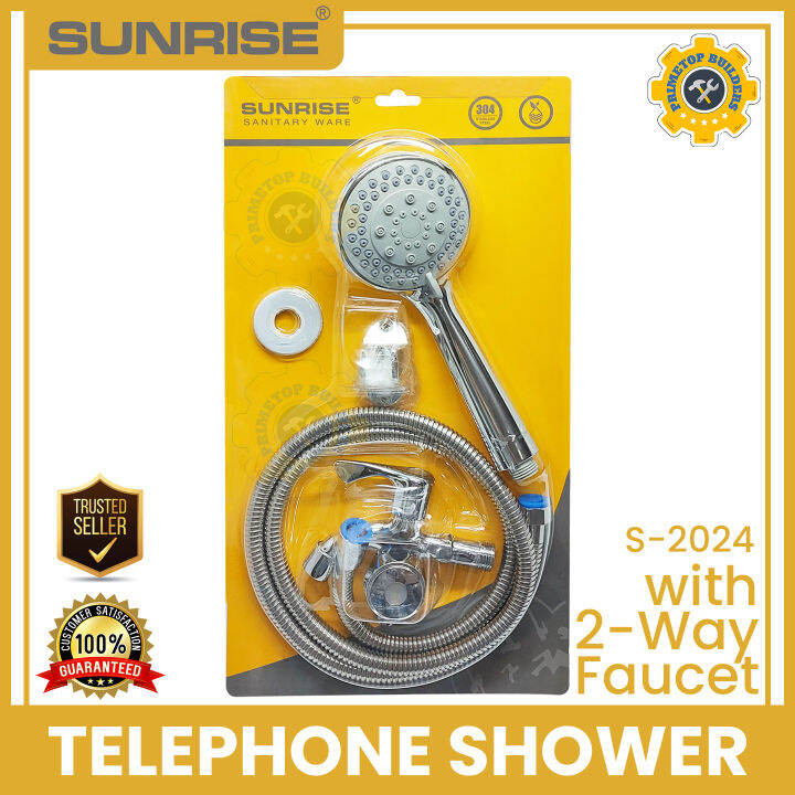 SUNRISE Telephone Shower with Two Way Faucet #2024 PRIMETOP BUILDERS ...