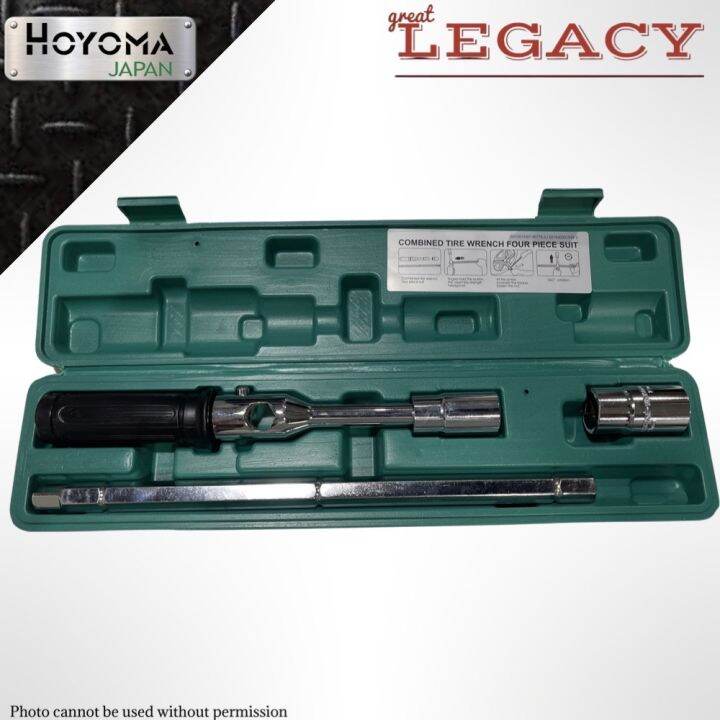 HOYOMA JAPAN COMBINED TIRE WRENCH SET 17 19 21 23 HEAVYDUTY TIRE WRENCH ...