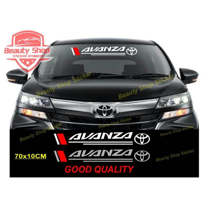 stiker sticker kaca mobil toyota avanza cutting stiker avanza | Lazada ...