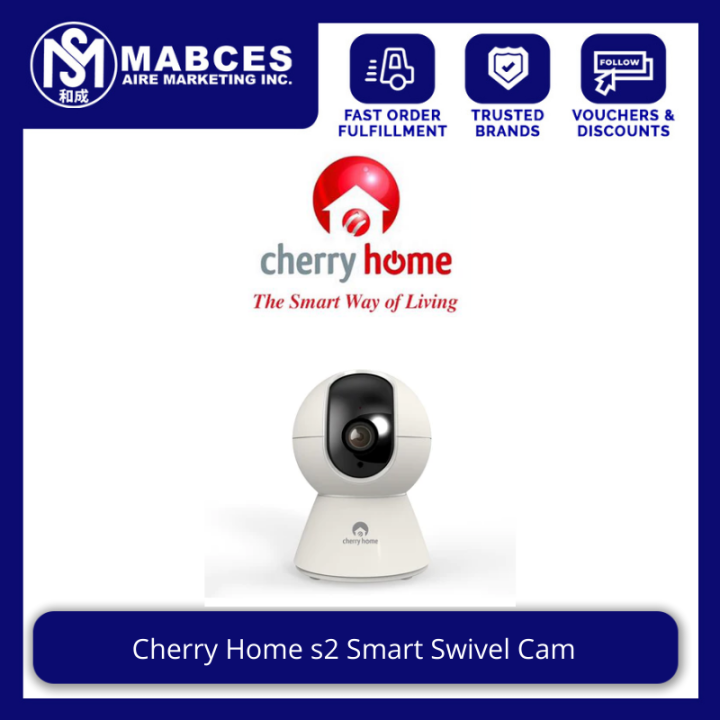 Cherry Home S2 Smart Swivel Cam | Lazada PH