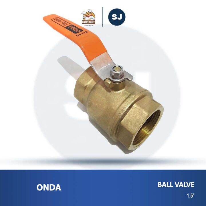 BALL VALVE ONDA 1,5 INCH KUNINGAN | Lazada Indonesia