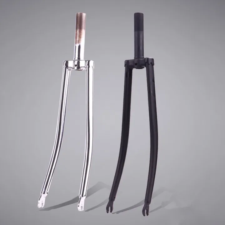 Threaded Front Fork 700C Electroplated Silver Grinding Black Chromium ...