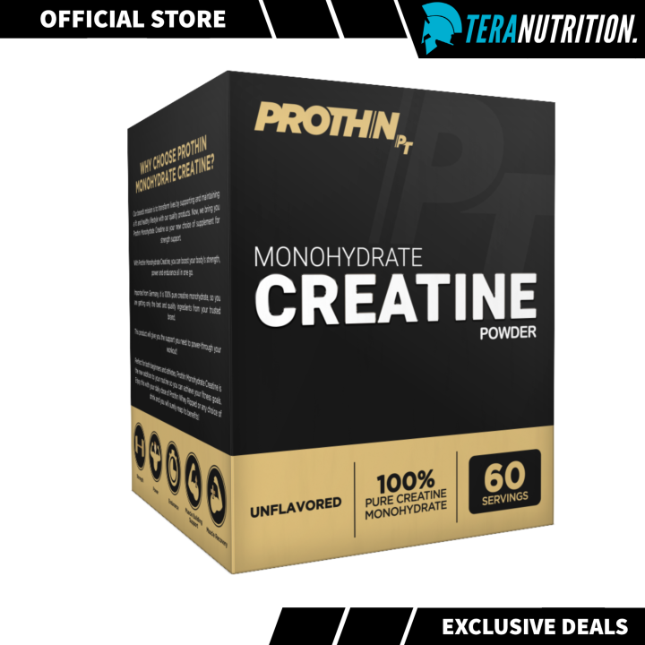 PROTHIN Creatine Monohydrate 60 Servings - 5g per sachet | Lazada PH