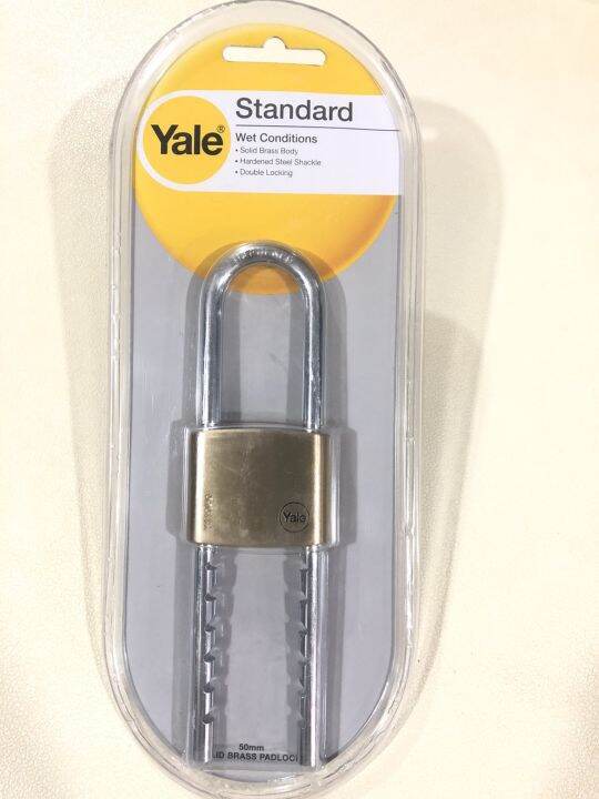 Yale Y110/50/155/1 Security Long Shackle Padlock, 50 mm | Lazada PH