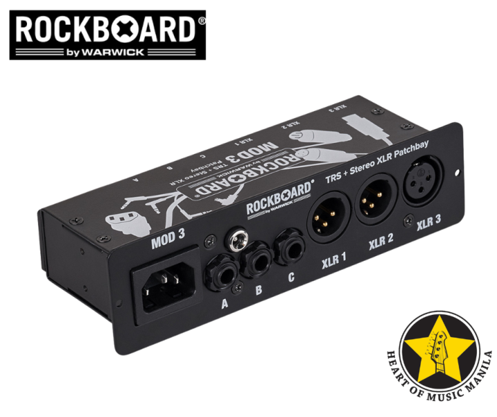 Warwick RockBoard MOD 3 V2 - All-in-One TRS & XLR Patchbay for ...