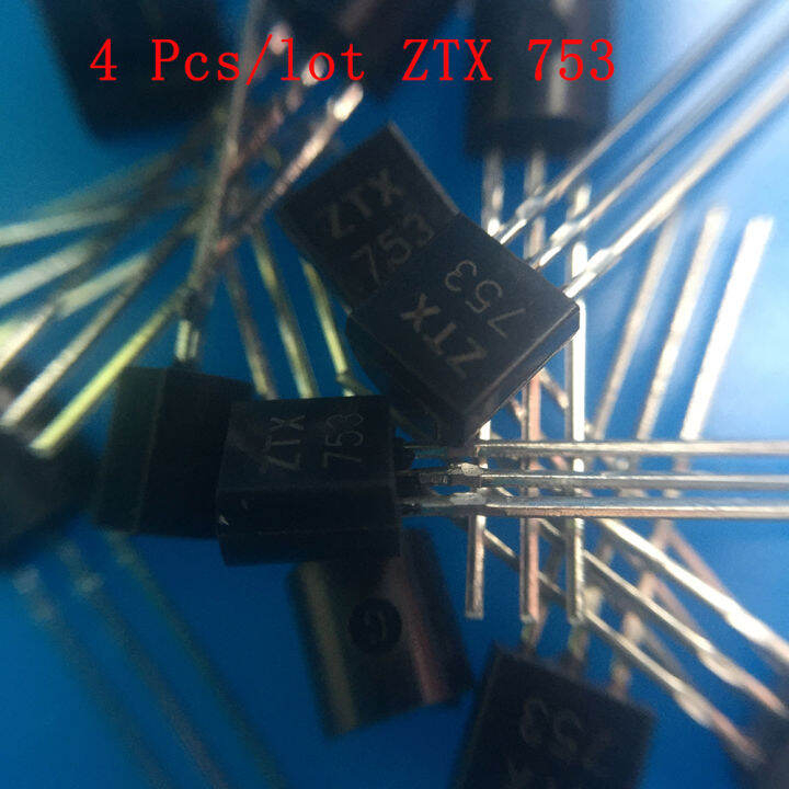 4ชิ้น/ล็อตใหม่ ZTX753 ZTX653ทรานซิสเตอร์ในสาย TO-92หลอดจับคู่เสียง ...