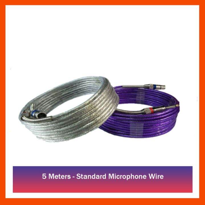 Microphone Wire Standard 5M - Heavy Duty Transparent Type (1PC Only ...