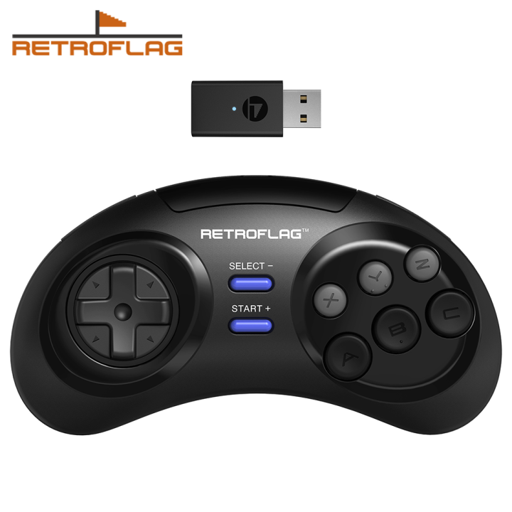 Original RetroFlag Classic 2.4G Controller-M with Receiver 6-Buttons ...