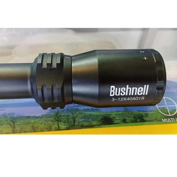 Modern.. Telescope / Teleskop Bushnell 3-12x40 AOIR Tutup Flip | Lazada ...