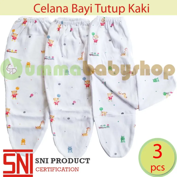 3 Celana Panjang Tutup Kaki Bear Bee Bayi Baru Lahir | Lazada Indonesia