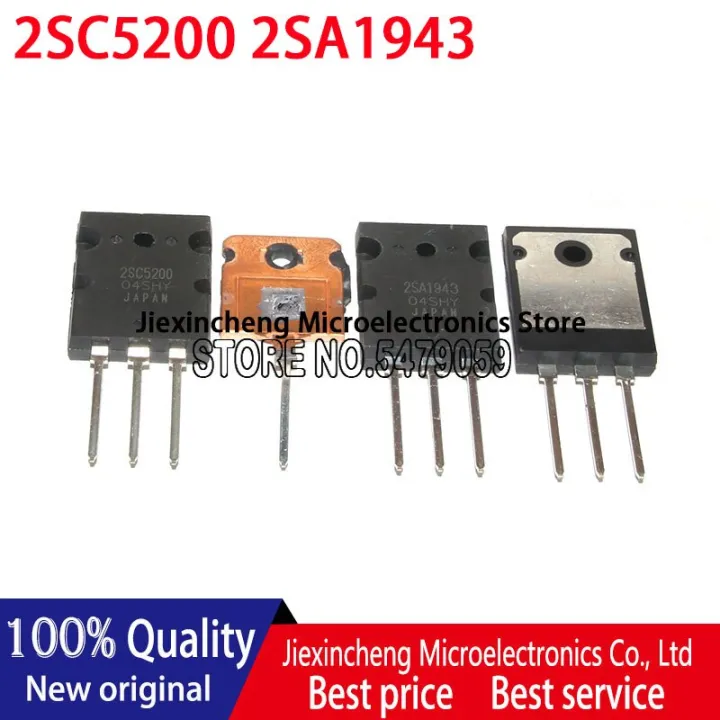 10PCS 2SA1943 2SC5200 A1943 C5200 TO-3PL เครื่องขยายเสียงหลอดคุณภาพดี | Lazada.co.th