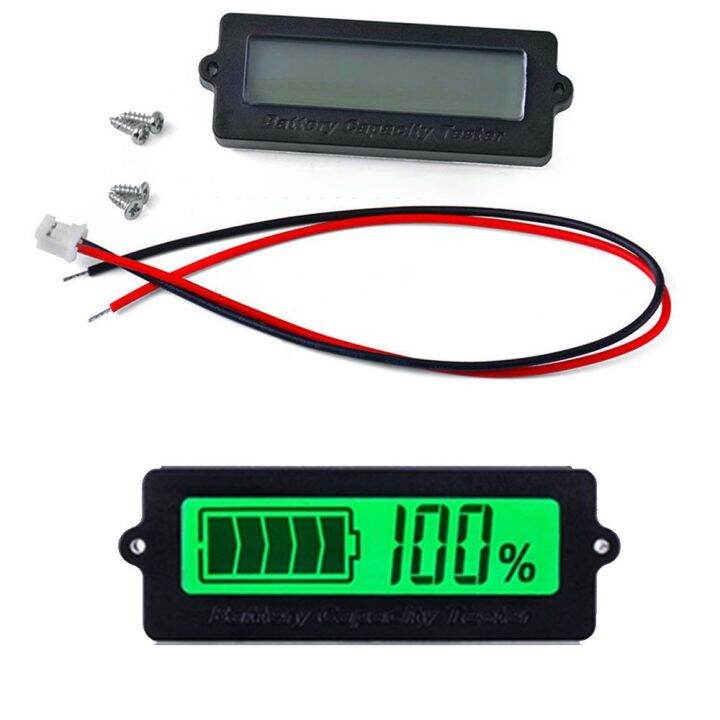 A6277 Motorcycle Digital Meter LCD Battery Tester Capacity Indicator ...