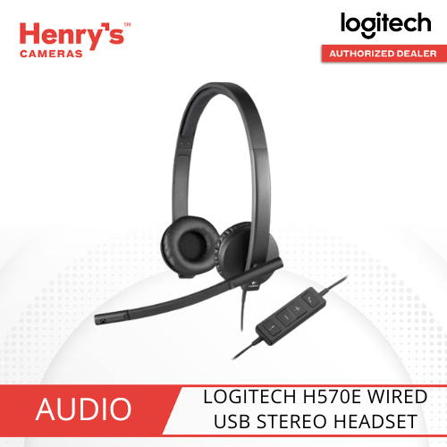 LOGITECH H570E WIRED USB STEREO HEADSET - HENRY'S CMAERAS | Lazada PH