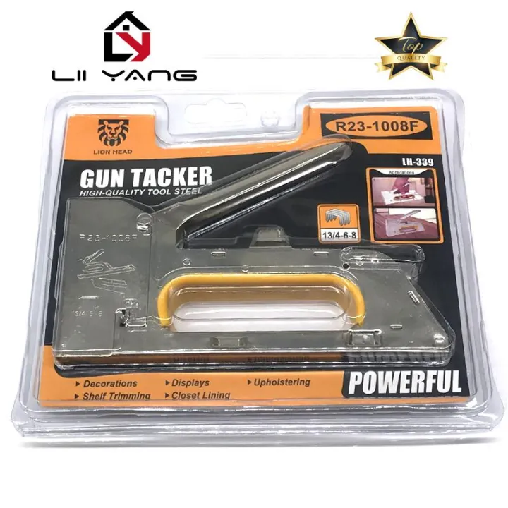 R23-1008F Staple Gun POWERFUL Heavy Duty Tracker Staple Gun | Lazada